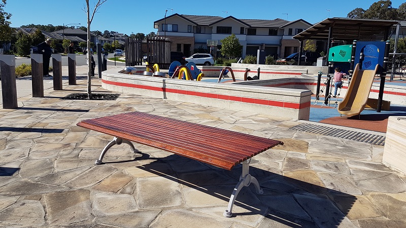 London Double Width Bench (Arch Leg) - Astra Street Furniture