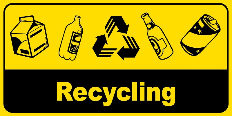 Recycling Sign - Astra Street Furniture