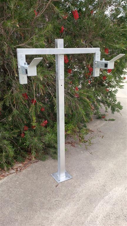 Wheelie Bin Modular Post Lock System - Astra Street Furniture