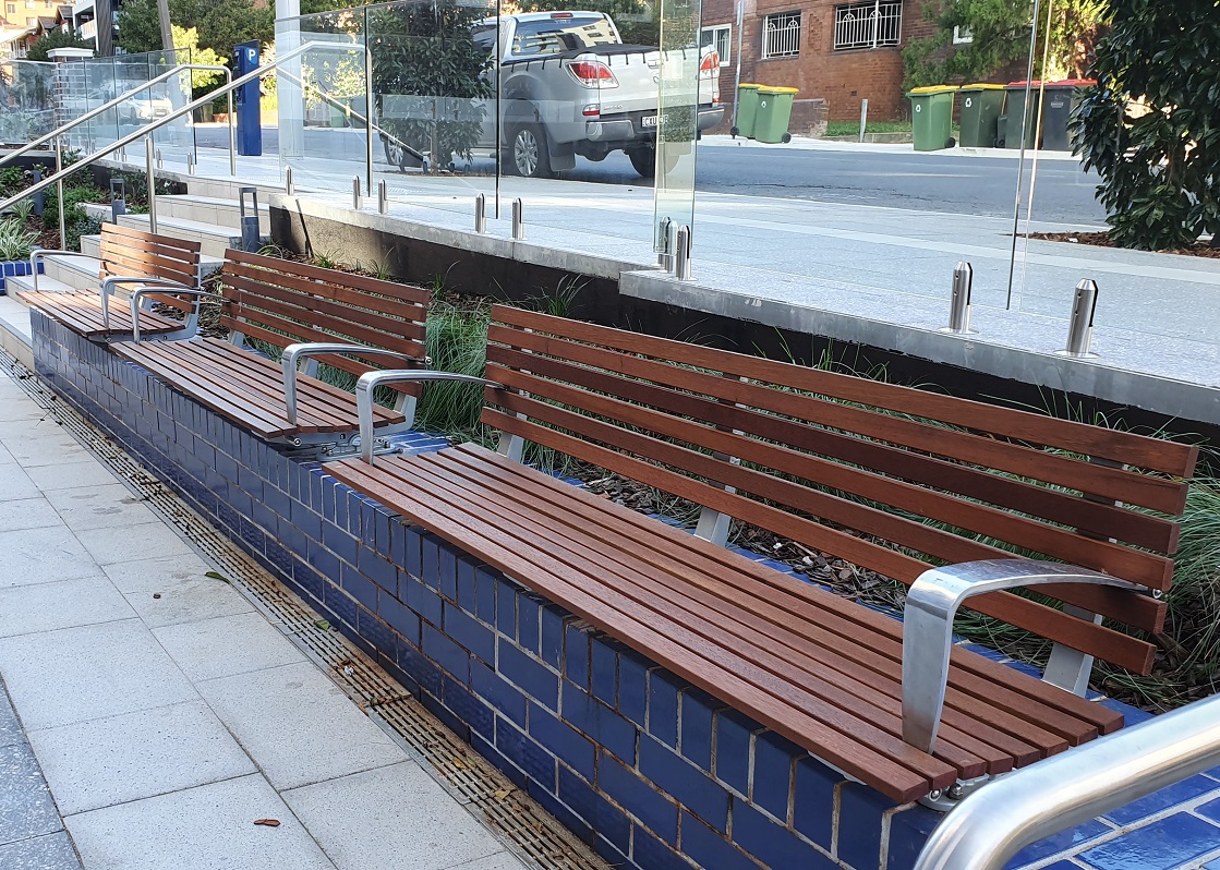 London DDA Seat - Plinth Mount and Concrete Plinth