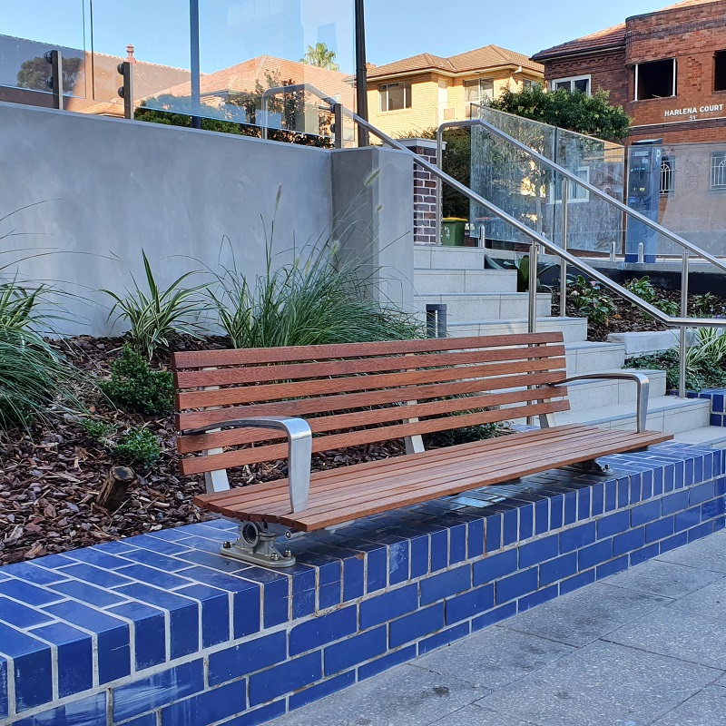 London DDA Seat - Plinth Mount and Concrete Plinth