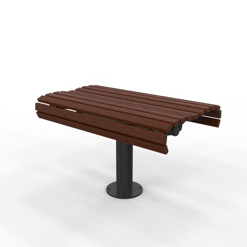 Madrid Single Bolt Down Bench | Astra Street Furniture