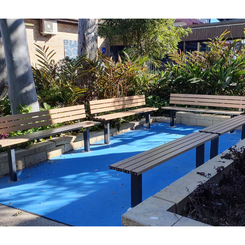 Woodville Seat (In-Ground) - Astra Street Furniture