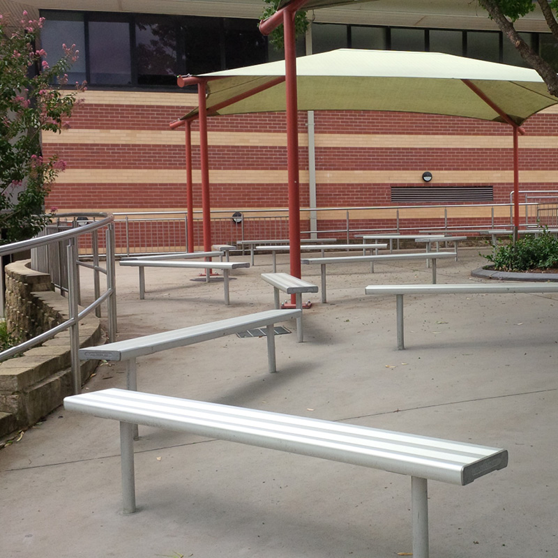 Aluminium In-Ground Benches