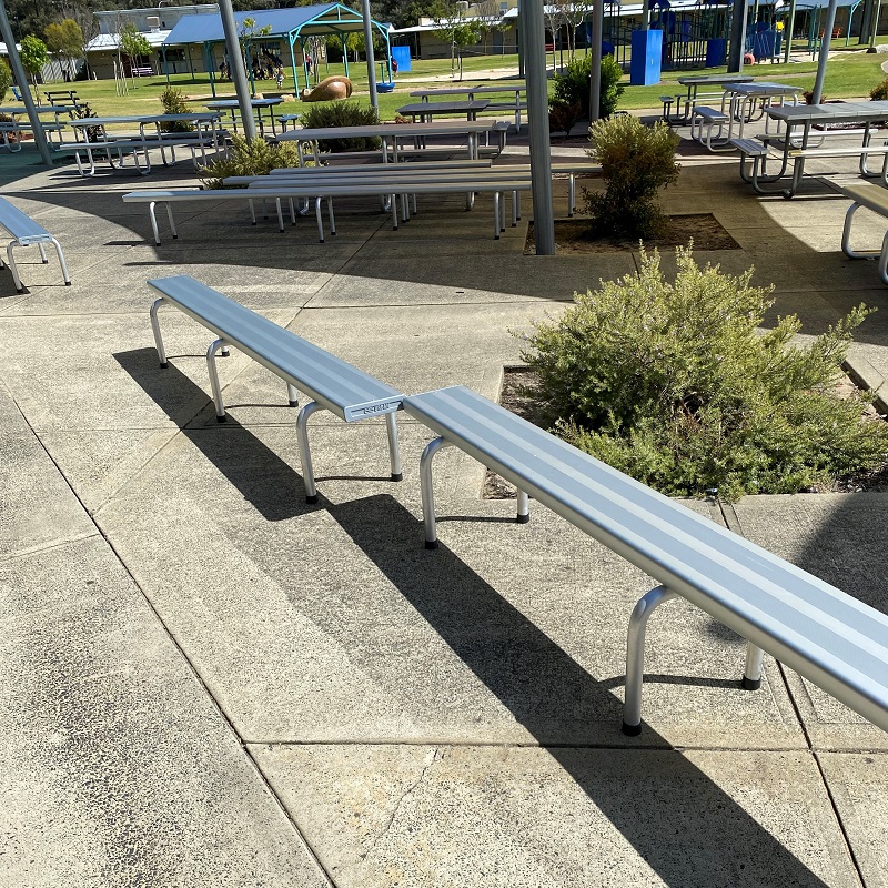 Aluminium Portable/Stackable Benches