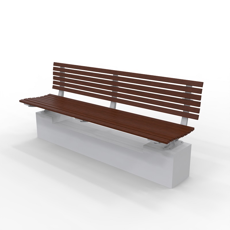 London DDA Seat (Plinth Mount) - Astra Street Furniture