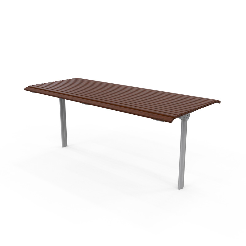 London DDA Table (Straight In-Ground Leg)