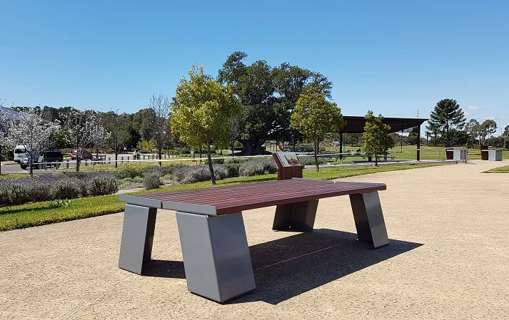 Paris Flat Bench | Astra Street Furniture