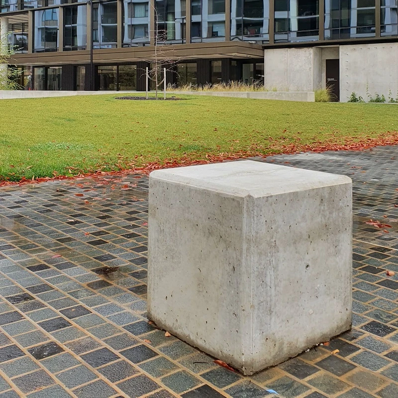 Concrete Cube for Seating, Barrier or Bollard
