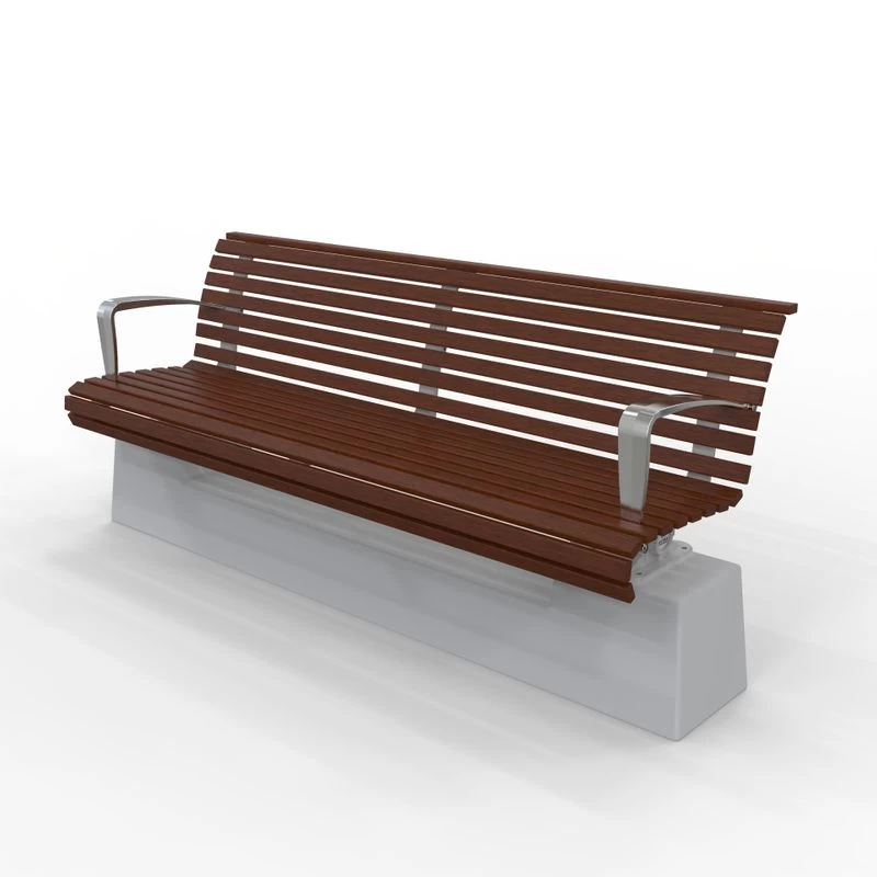 Madrid Concrete Plinth Mounted DDA Seat