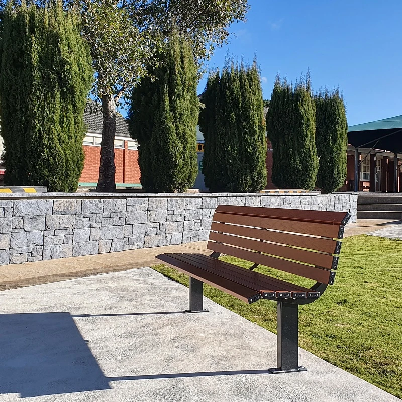 Barcelona DDA Seat with Armrests - Astra Street Furniture