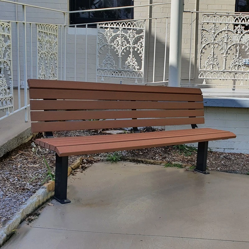 Barcelona DDA Seat with Armrests - Astra Street Furniture