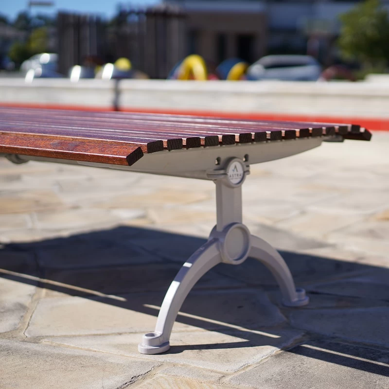 London Double Width Bench (Arch Leg) - Astra Street Furniture