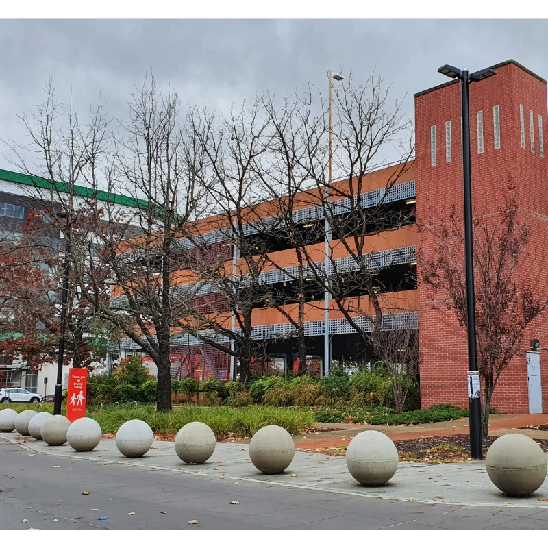 Concrete Sphere Bollard - Astra Street Furniture