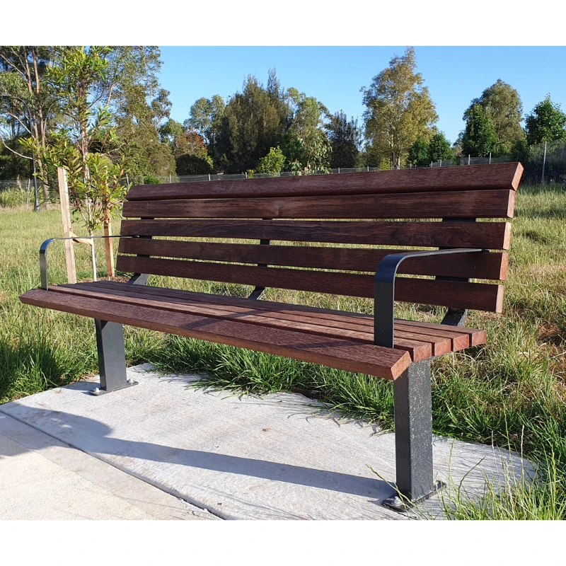 Barcelona DDA Seat with Armrests - Astra Street Furniture