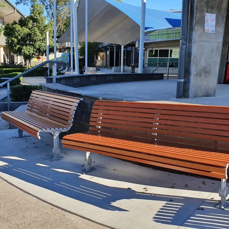 Madrid DDA Seat (Straight Base Plate Leg) | Astra Street Furniture