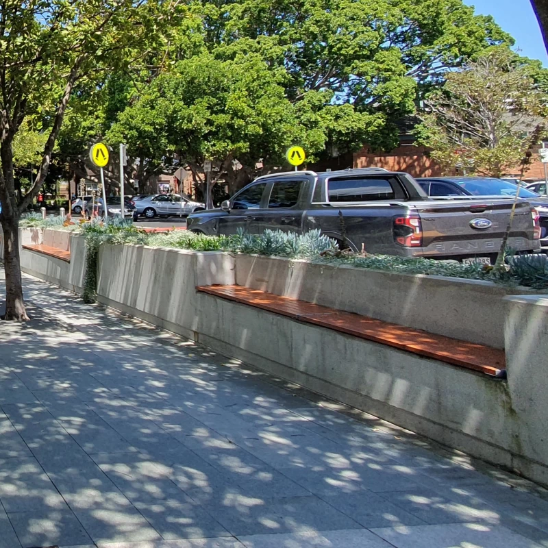 Paris Flat Plinth Mount Bench