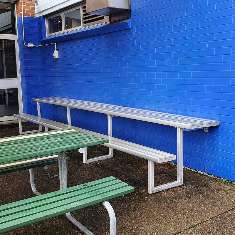 Aluminium Wall Mounted Bench/Table Combination