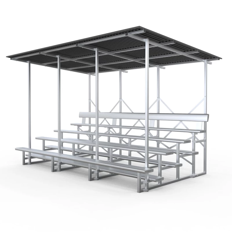Aluminium Grandstands Covered - 4 tier (4.6m Wide)
