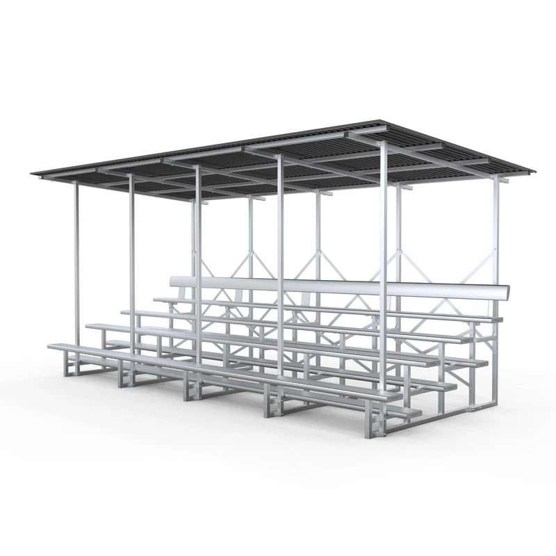 Aluminium Grandstands Covered - 4 tier (6.1m Wide)