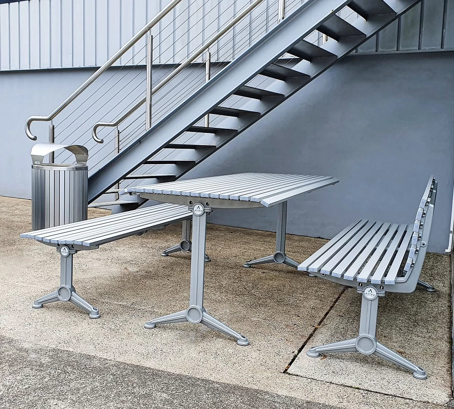 High-Quality London Setting with Benches | Astra Street Furniture