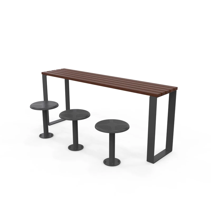 Milan Lookout Table Setting with Stools