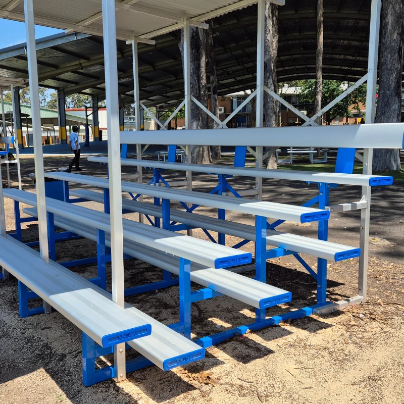 Aluminium Grandstands Covered - 4 tier (4.6m Wide)