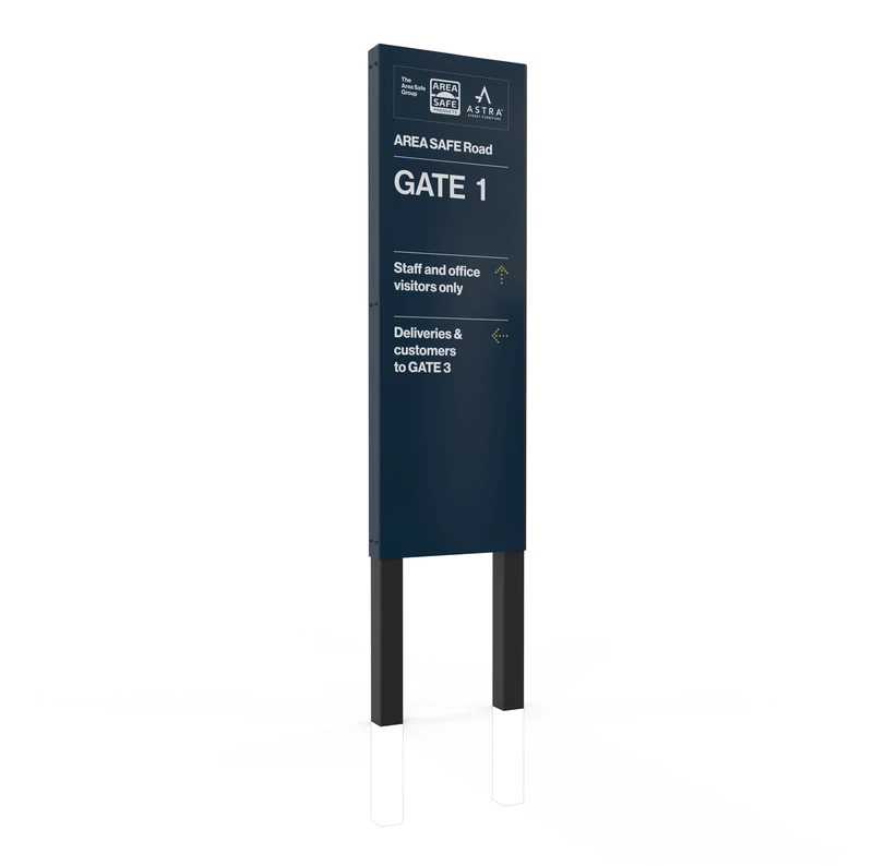 Amsterdam Wayfinding Signboard – Upright - In-Ground